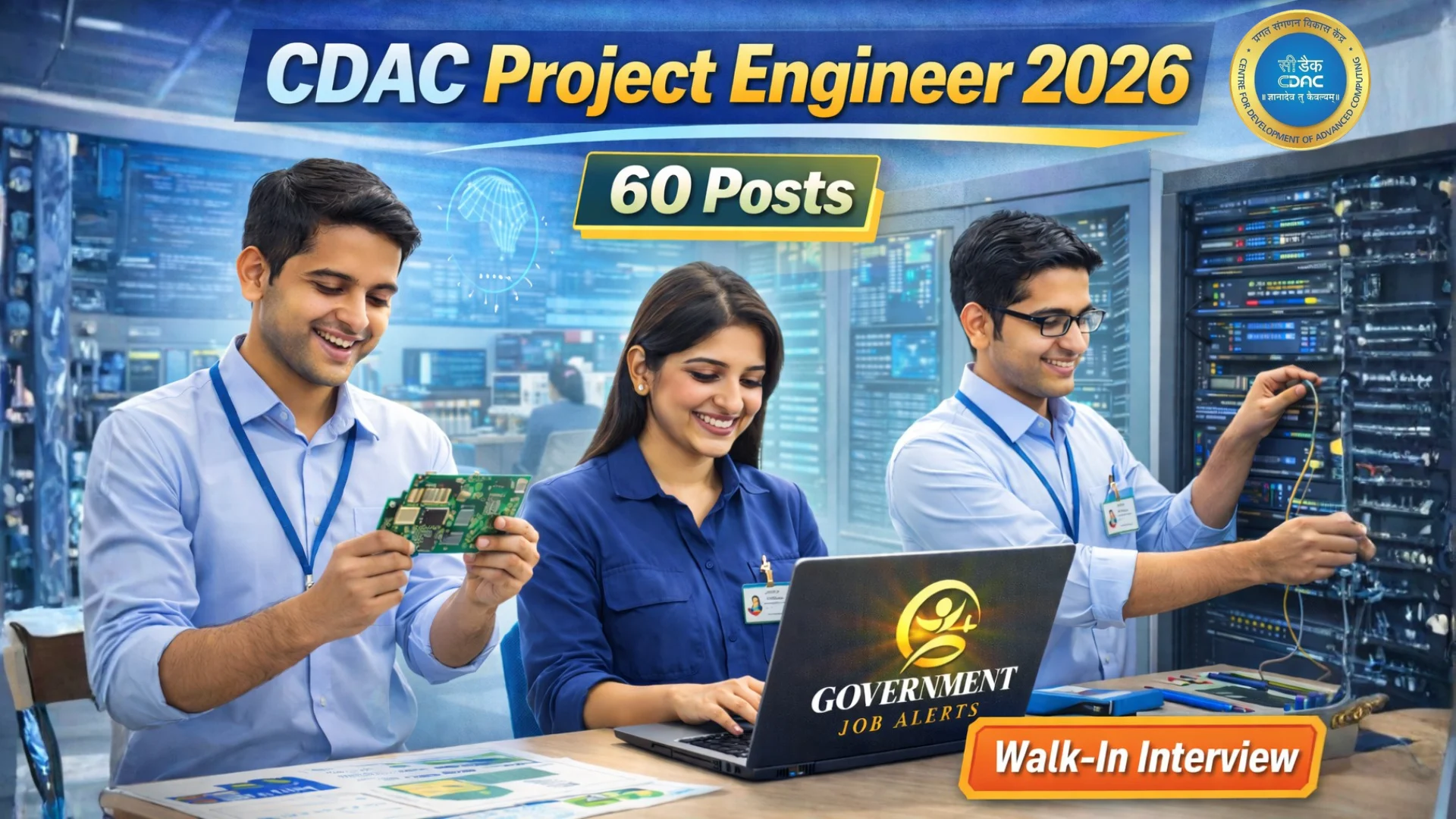 CDAC Bengaluru Project Engineer Recruitment 2026 - Government Job Alerts